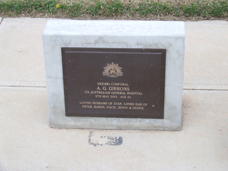 Virtual War Memorial | Allan George GIBBONS