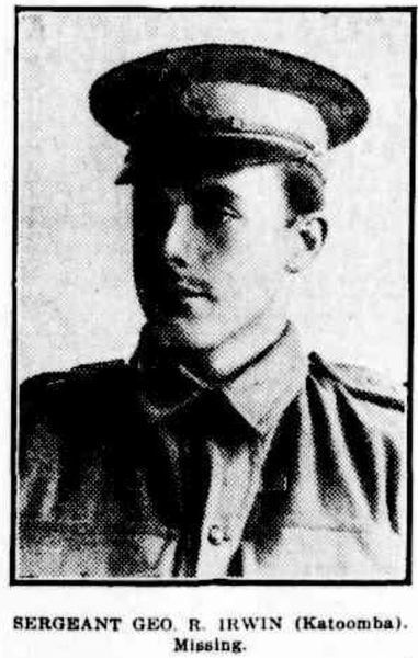 Virtual War Memorial | George Roy IRWIN