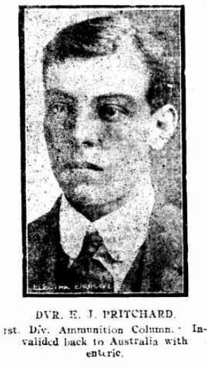Virtual War Memorial | Edward John PRITCHARD