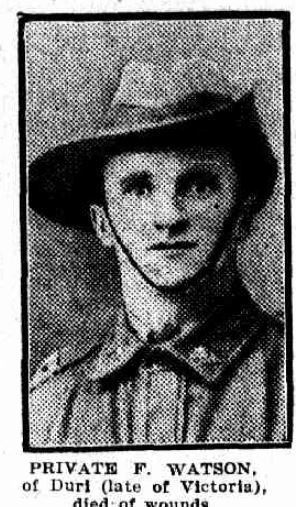 Virtual War Memorial | Frederick WATSON