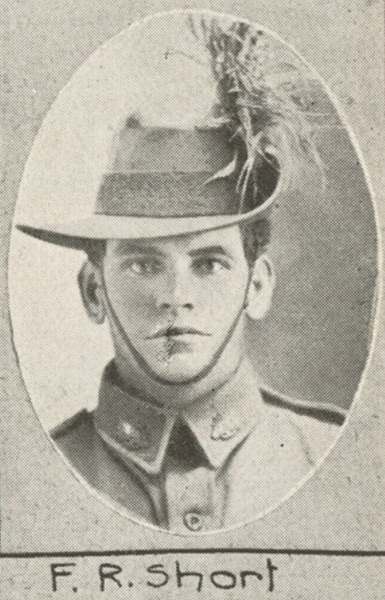 Virtual War Memorial | Francis Roy SHORT