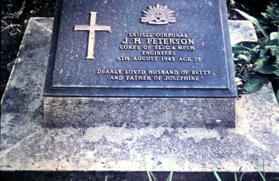 Virtual War Memorial | James Horace PETERSON