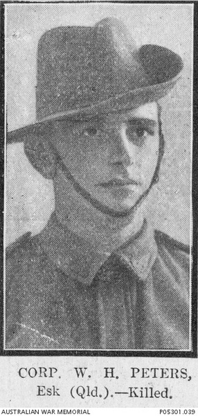 Virtual War Memorial | William Henry PETERS