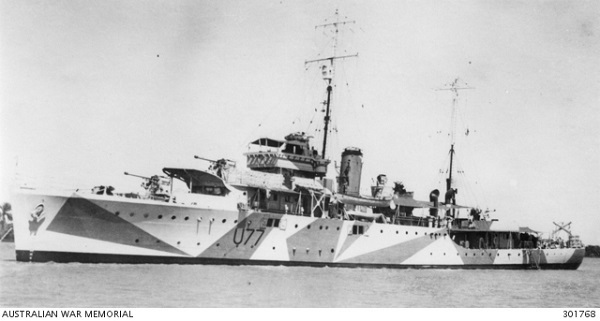 Virtual War Memorial | HMAS Yarra