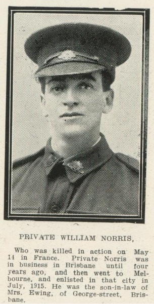 Virtual War Memorial | William NORRIS