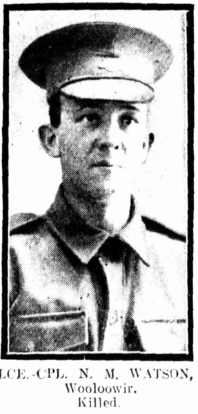 Virtual War Memorial | Norman Mayor WATSON