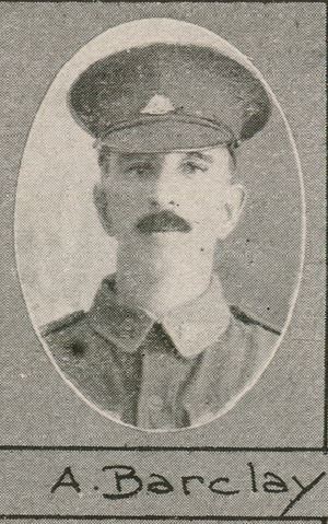 Virtual War Memorial | Alexander BARCLAY