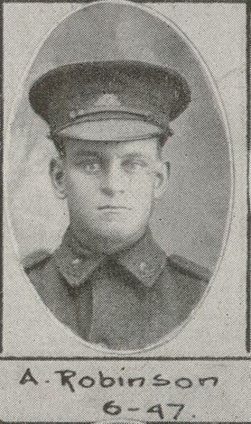 Virtual War Memorial | Alexander ROBINSON