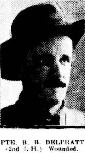 Virtual War Memorial | Bertram Barnard DELPRATT