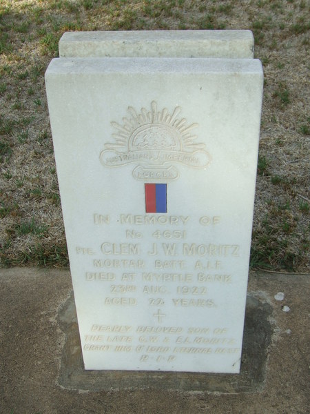 Virtual War Memorial | John William MORITZ